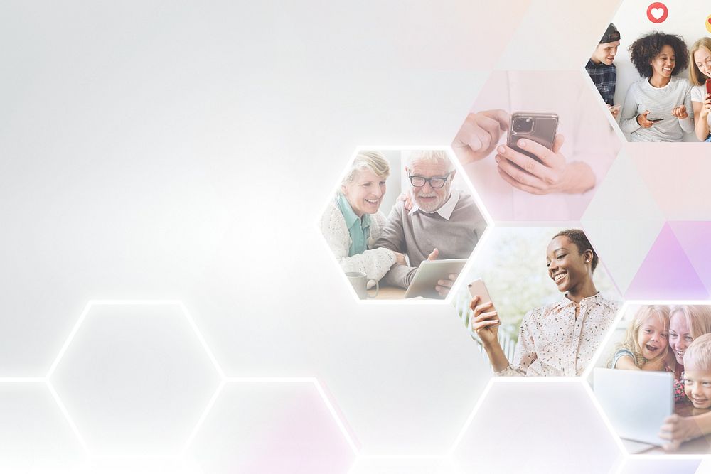 Social media remix background | Free Photo - rawpixel