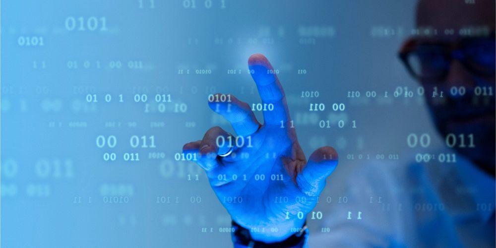 Closeup hand pressing screen | Free Photo - rawpixel