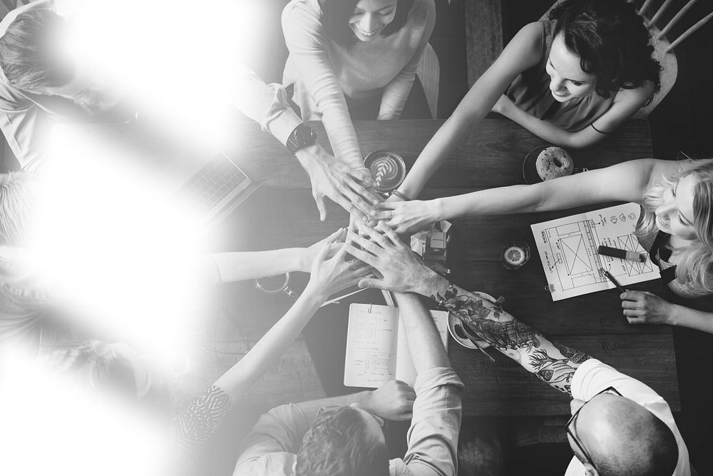 Team Unity Friends Meeting Partnership | Free Photo Illustration - rawpixel