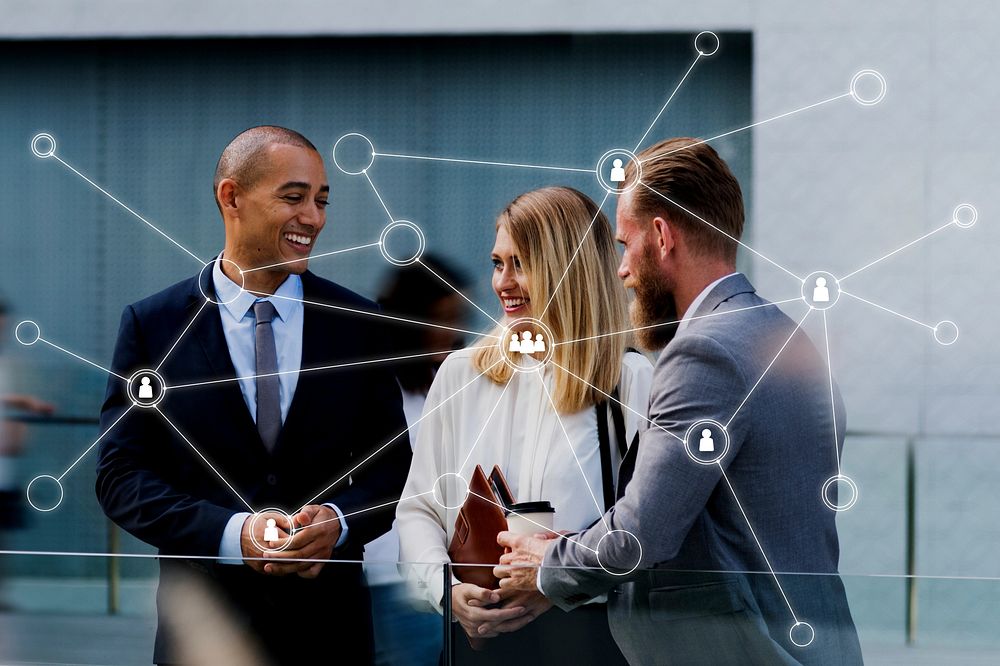 business networking | Free Photo Illustration - rawpixel