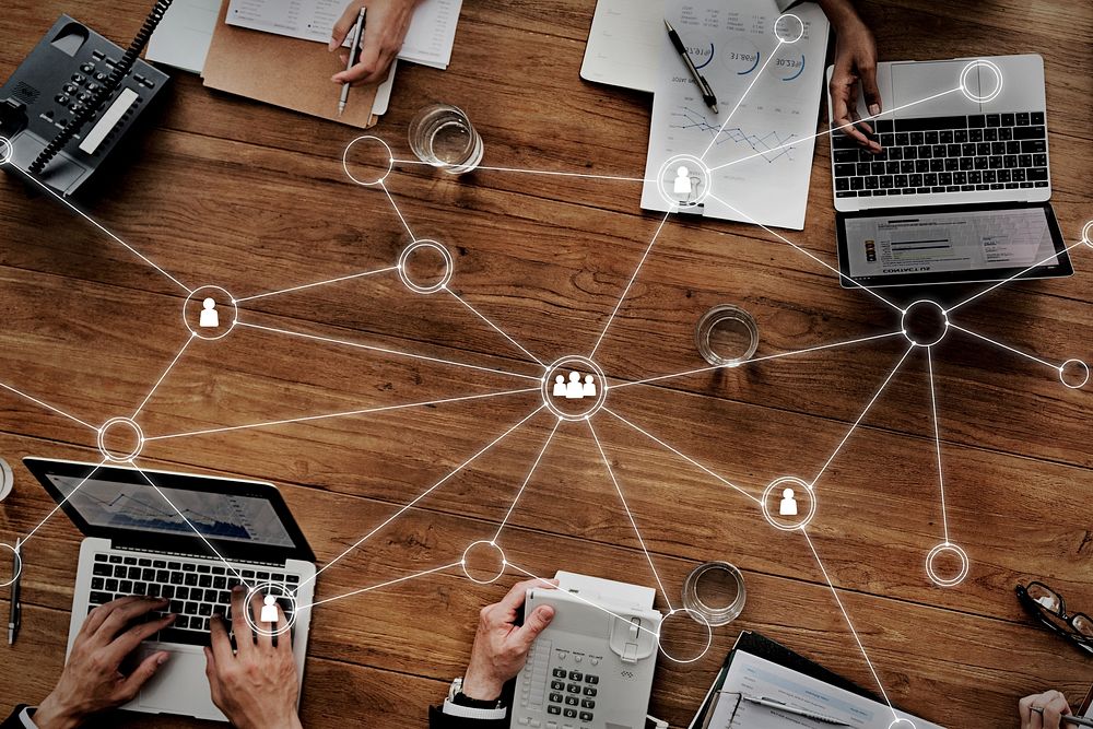 business networking | Free Photo Illustration - rawpixel