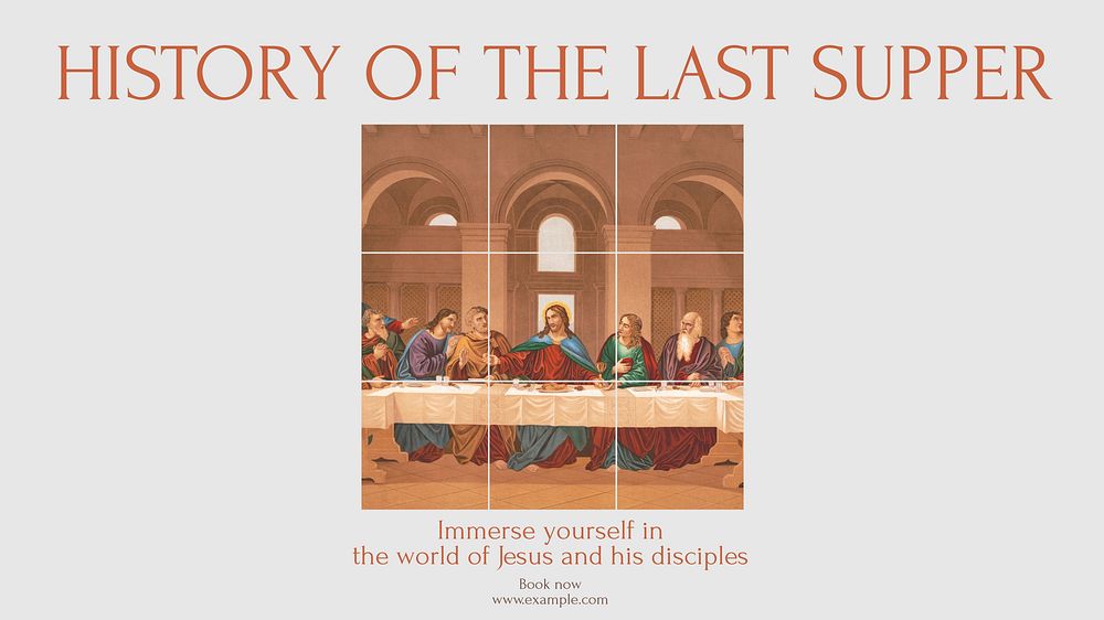 Last supper history blog banner | Free Photo - rawpixel