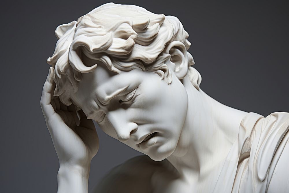 Greek sculpture david crying clothing | Free Photo - rawpixel