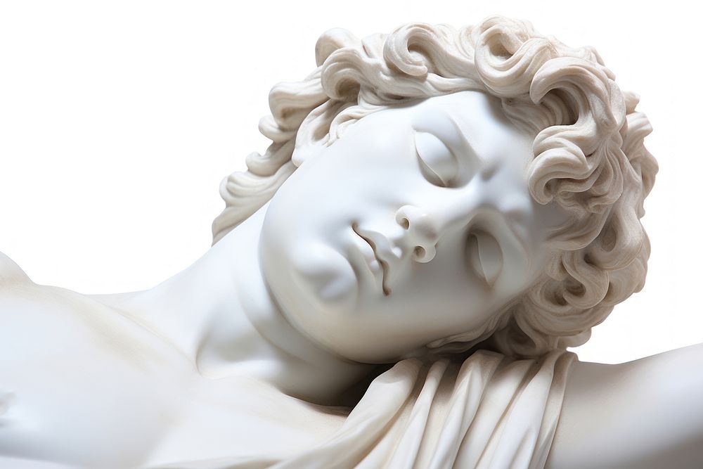 Greek sculpture david sleeping person | Free Photo - rawpixel