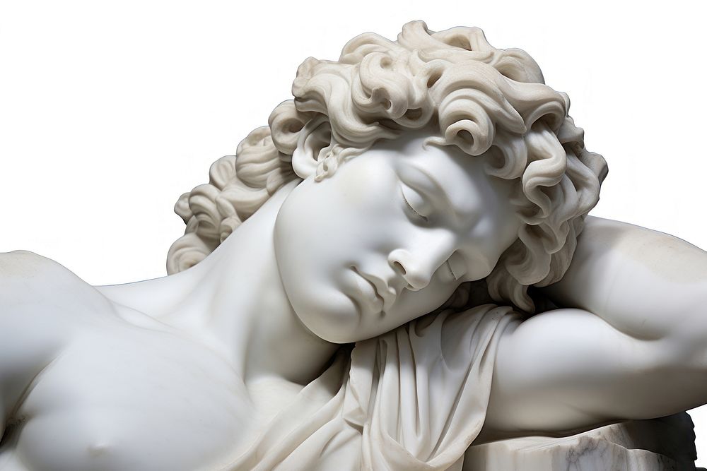 Greek sculpture david sleeping person | Free Photo - rawpixel