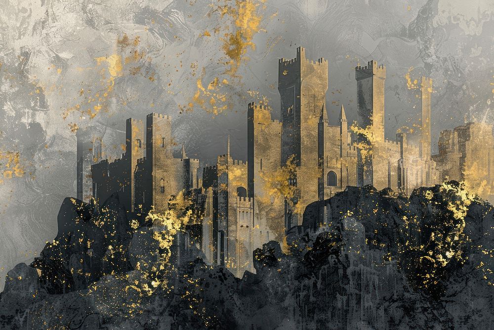 Castle city town post apocalyptic. | Premium Photo Illustration - rawpixel