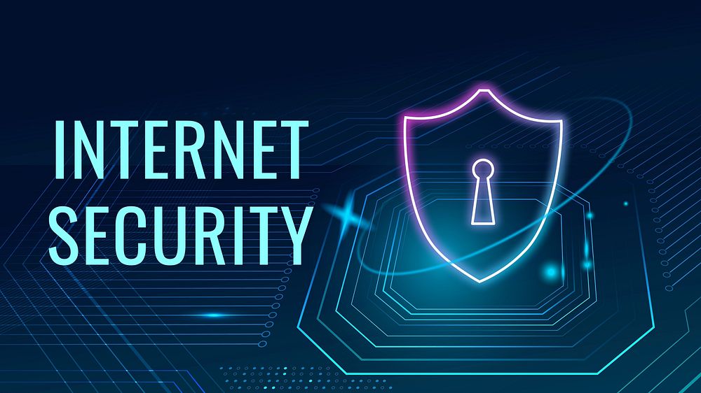 Internet security blog banner template, | Free Photo - rawpixel