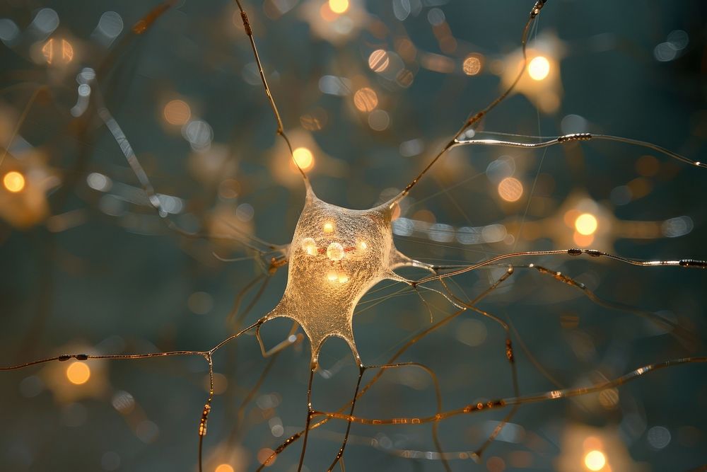 Neural lace interface invertebrate arachnid | Free Photo - rawpixel