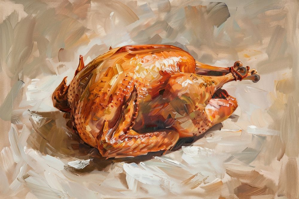 Close pale roasted turkey dinner | Free Photo Illustration - rawpixel