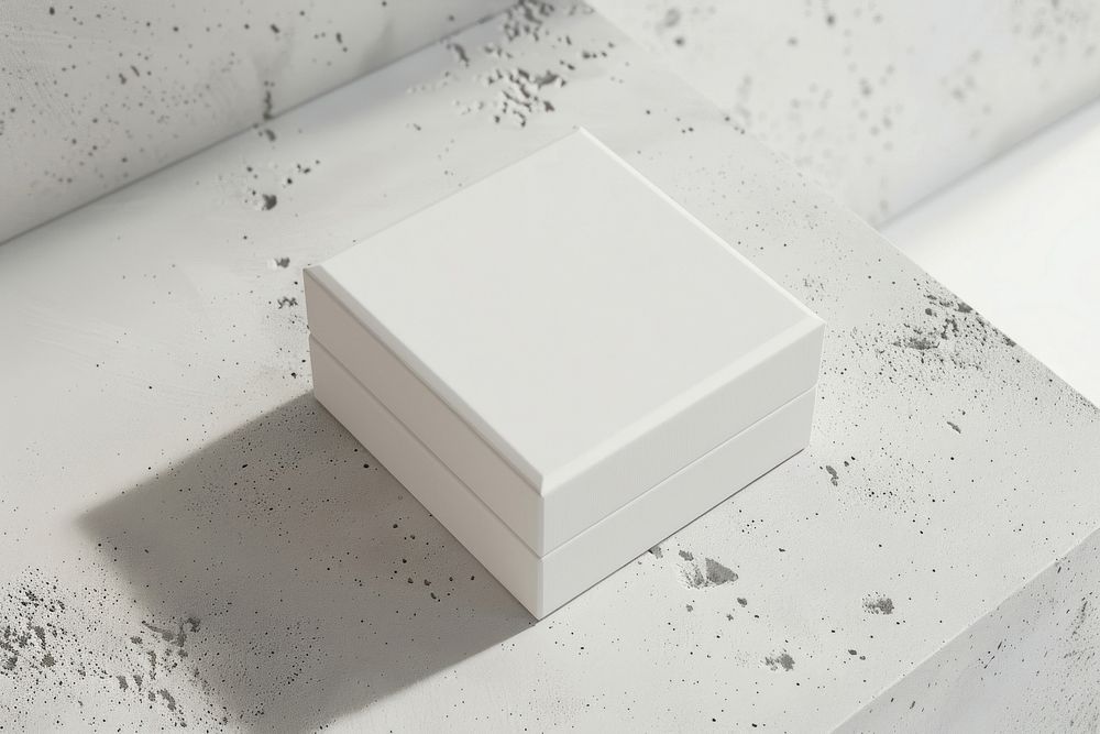 White closed jewelry box mockup. | Free Photo - rawpixel