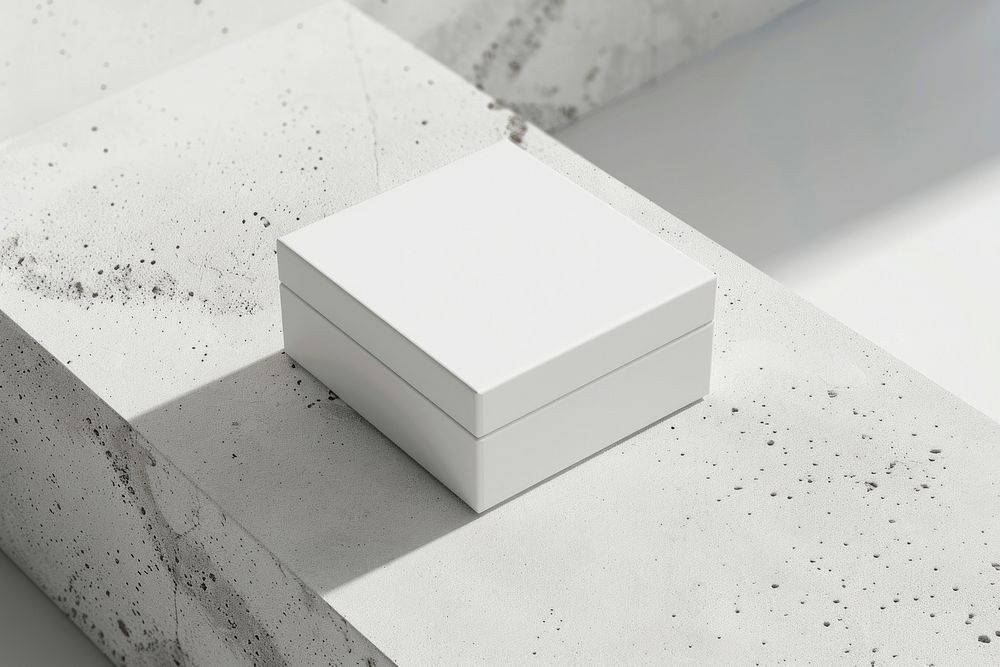 White closed jewelry box mockup | Free Photo - rawpixel