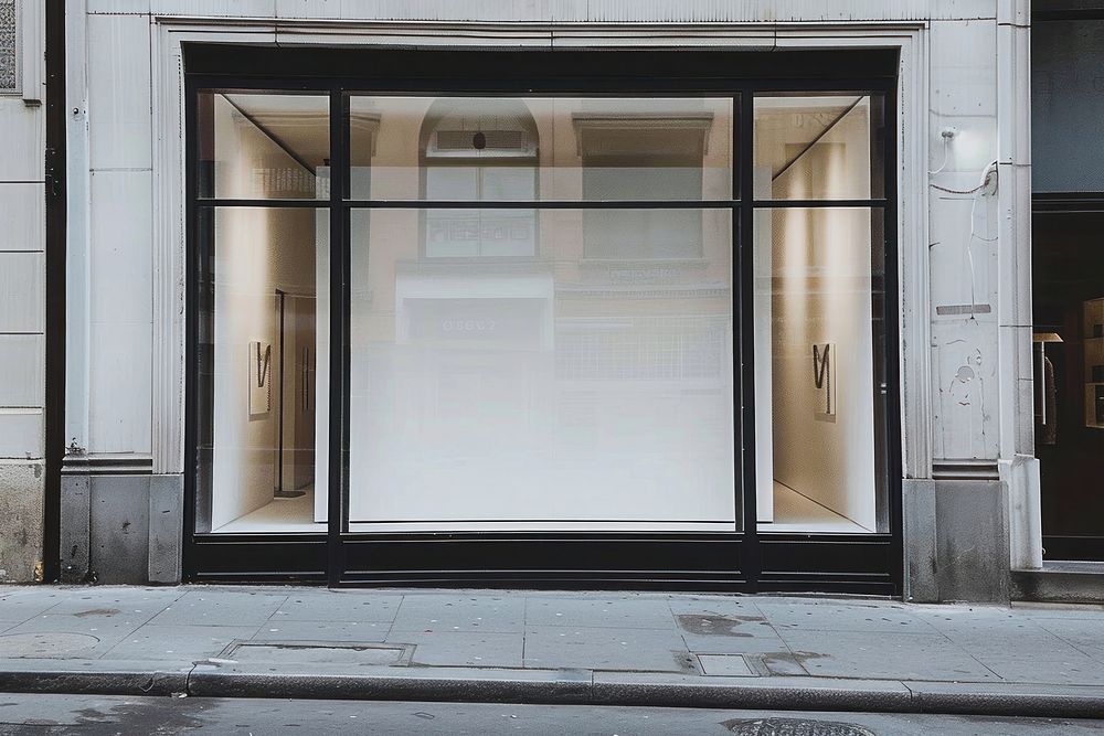 blank white shop window mockup | Premium Photo - rawpixel