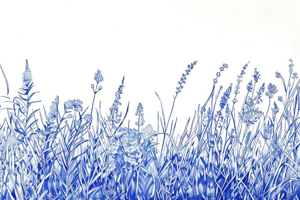 Vintage drawing meadow sketch illustrated | Free Photo Illustration ...