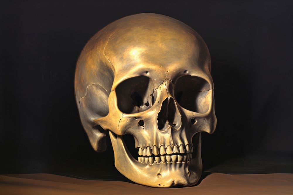 Skull person animal human. | Free Photo Illustration - rawpixel