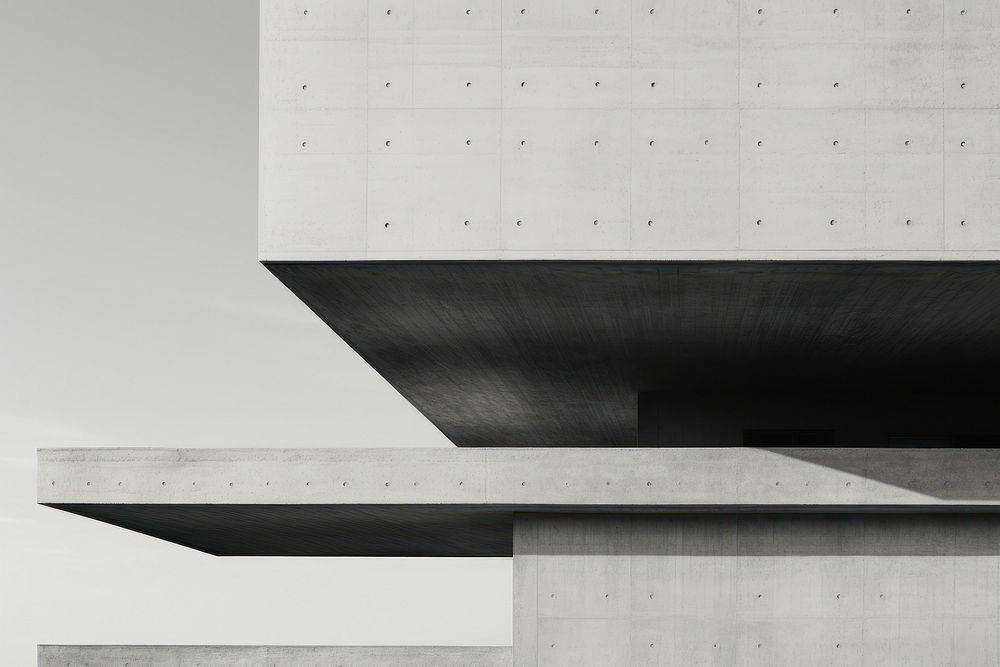 Modern concrete building architecture construction | Premium Photo ...