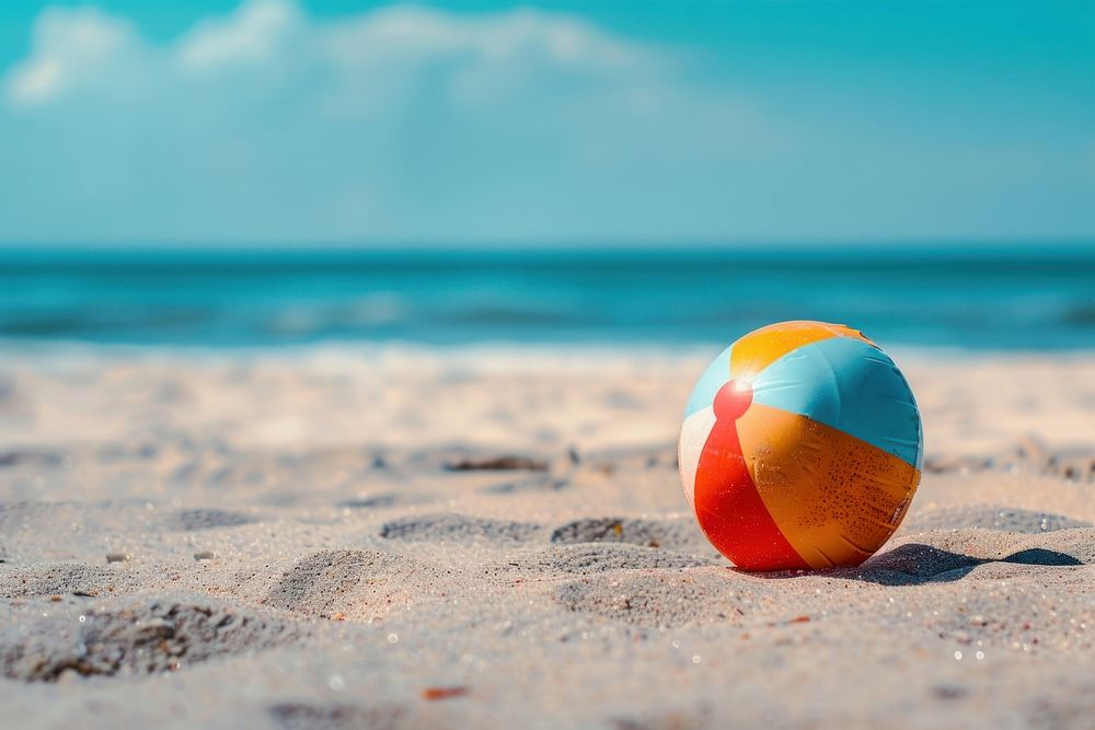 Summer background beach ball volleyball. | Free Photo - rawpixel