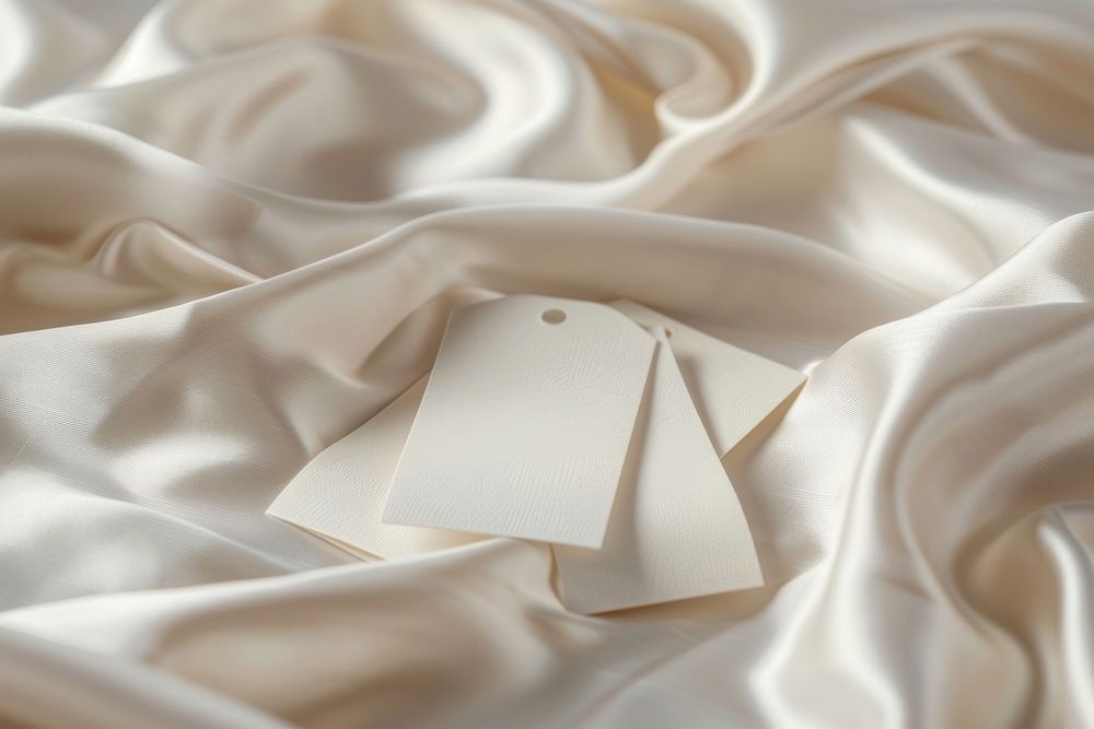 Paper label tag mockup silk. | Free Photo - rawpixel
