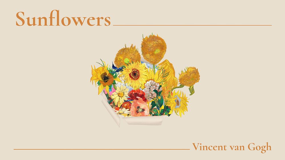 Van Gogh ppt presentation template, | Free Photo - rawpixel