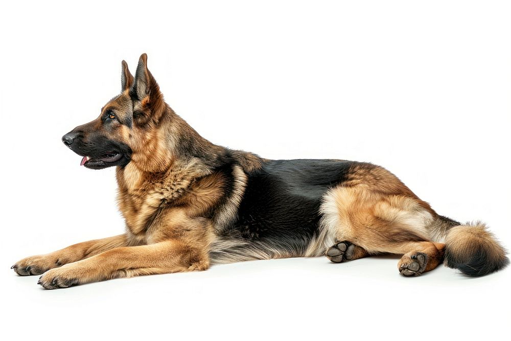 German Shepherd dog lying down | Free Photo - rawpixel
