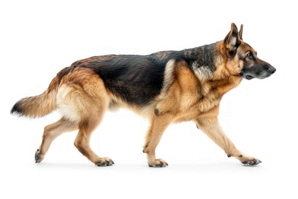 German Shepherd walking side view | Free Photo - rawpixel