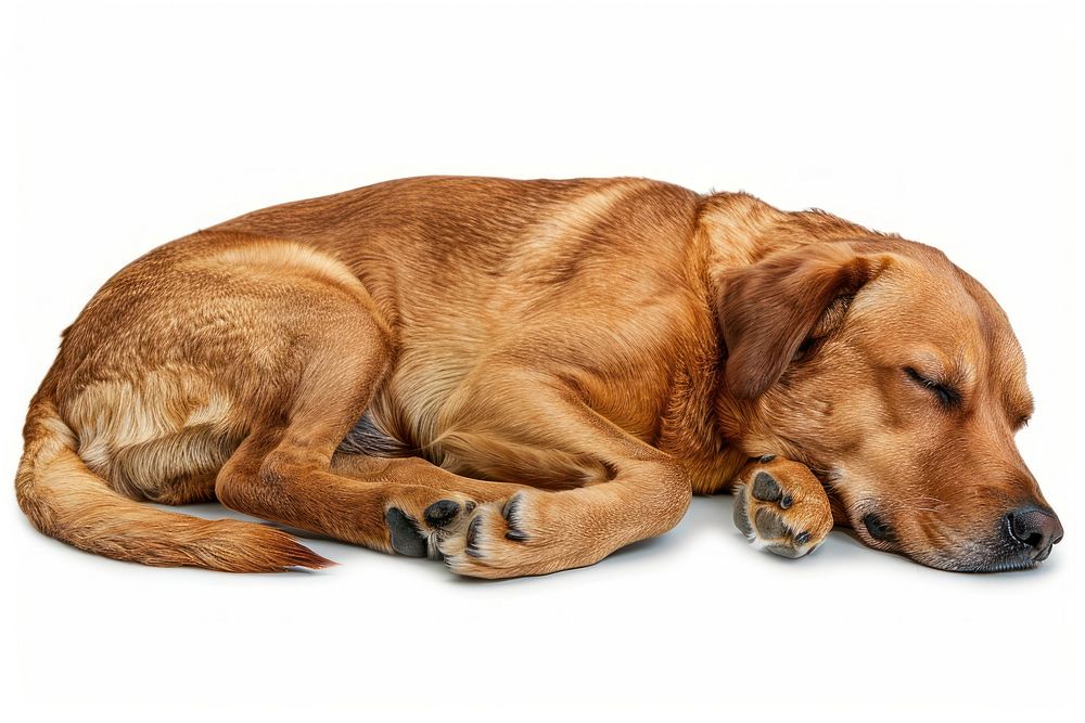 Sleeping brown dog curled up | Free Photo - rawpixel