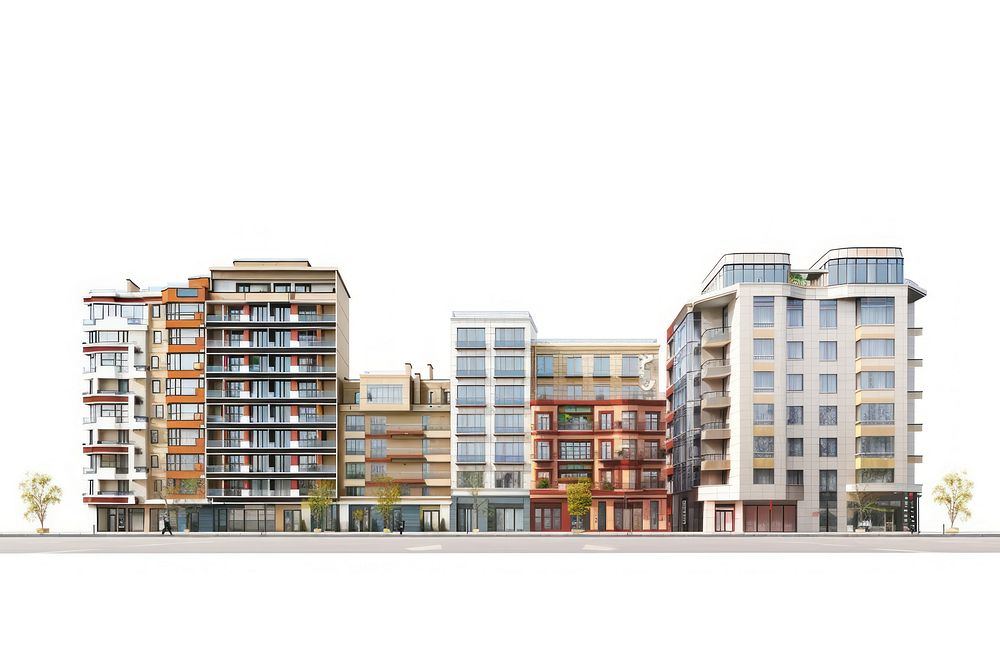 Modern urban apartment building complex | Free Photo - rawpixel