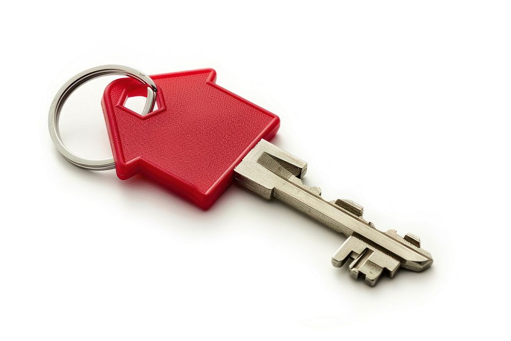 House key with red keychain | Free Photo - rawpixel