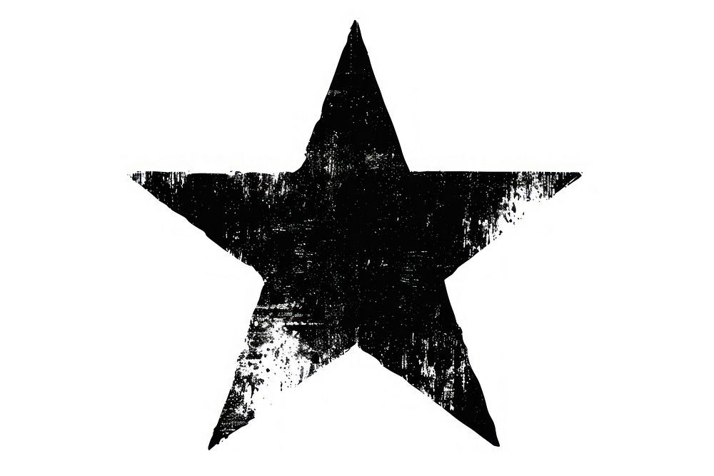 Grunge black star illustration | Free Photo Illustration - rawpixel