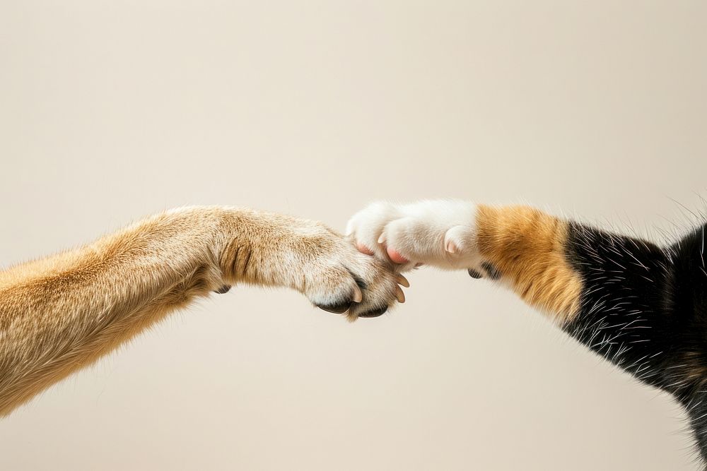 Dog paw shaking cat electronics | Free Photo - rawpixel