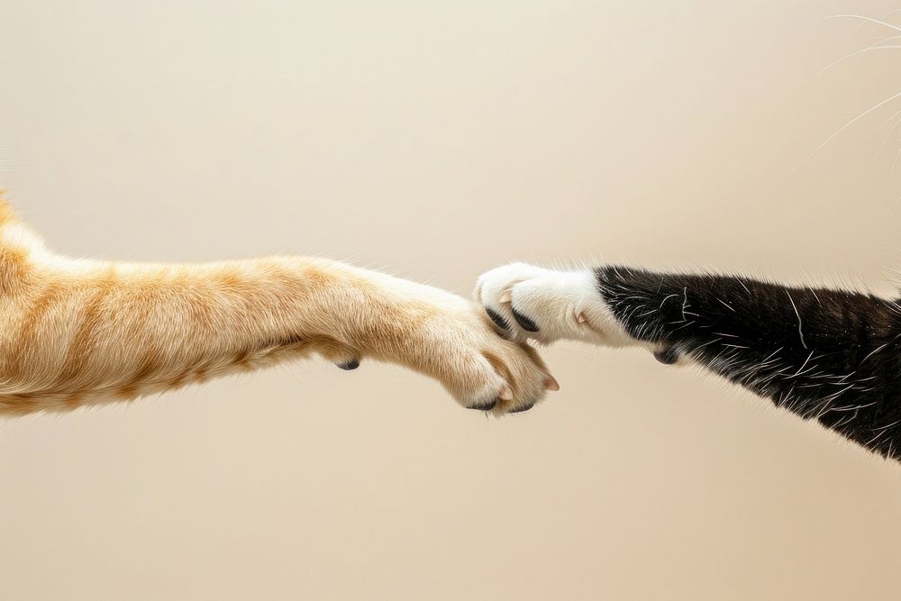 Dog paw shaking cat electronics | Free Photo - rawpixel