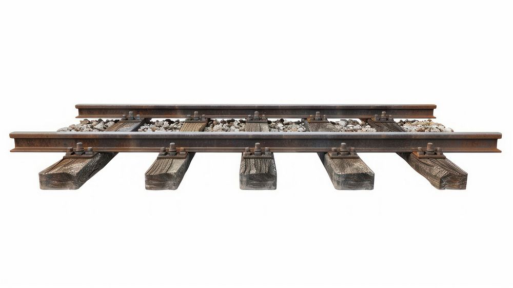 Rustic railway track section | Premium Photo - rawpixel