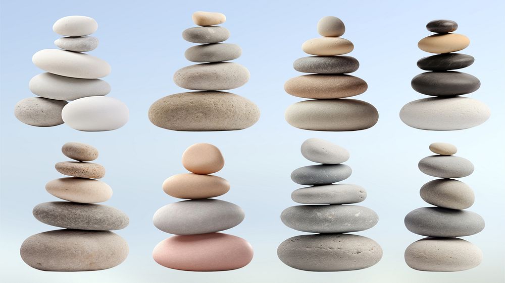 Zen stone element set | Free Photo - rawpixel