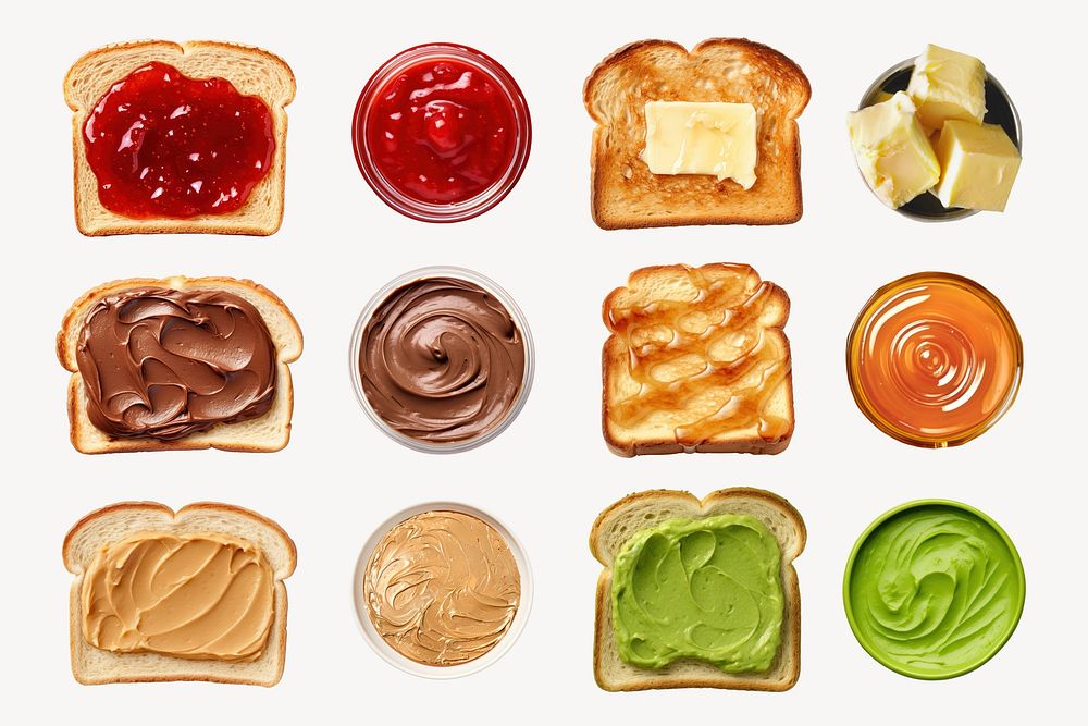Photo of toasts element set | Free Photo - rawpixel