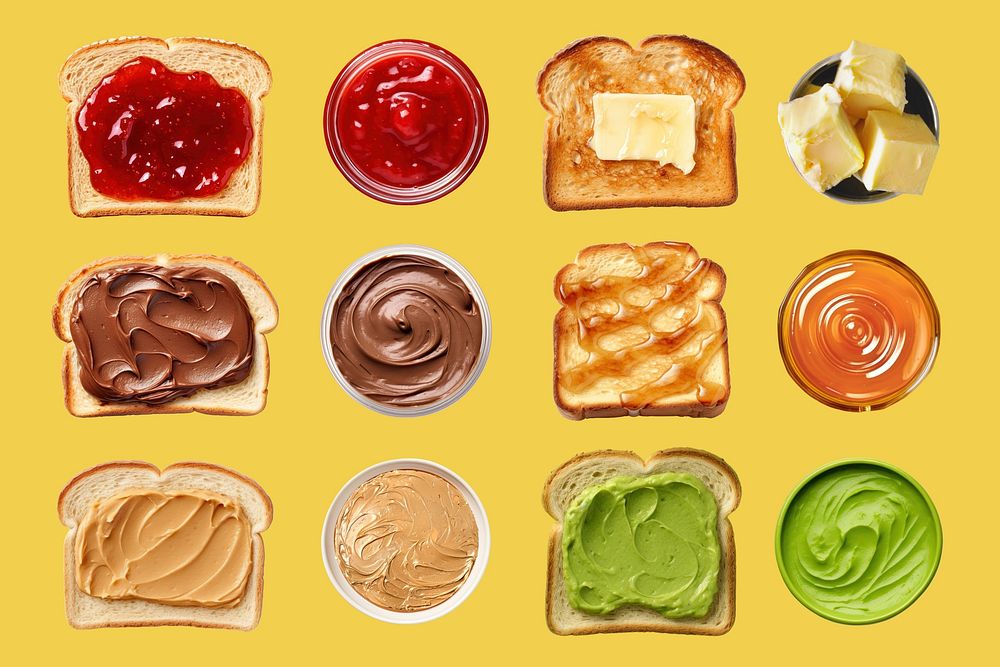 Photo of toasts element set | Premium Photo - rawpixel