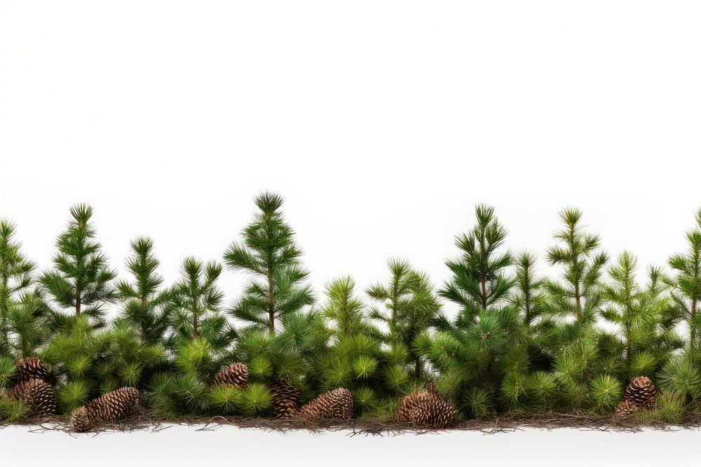 Lush evergreen trees with pinecones | Free Photo - rawpixel