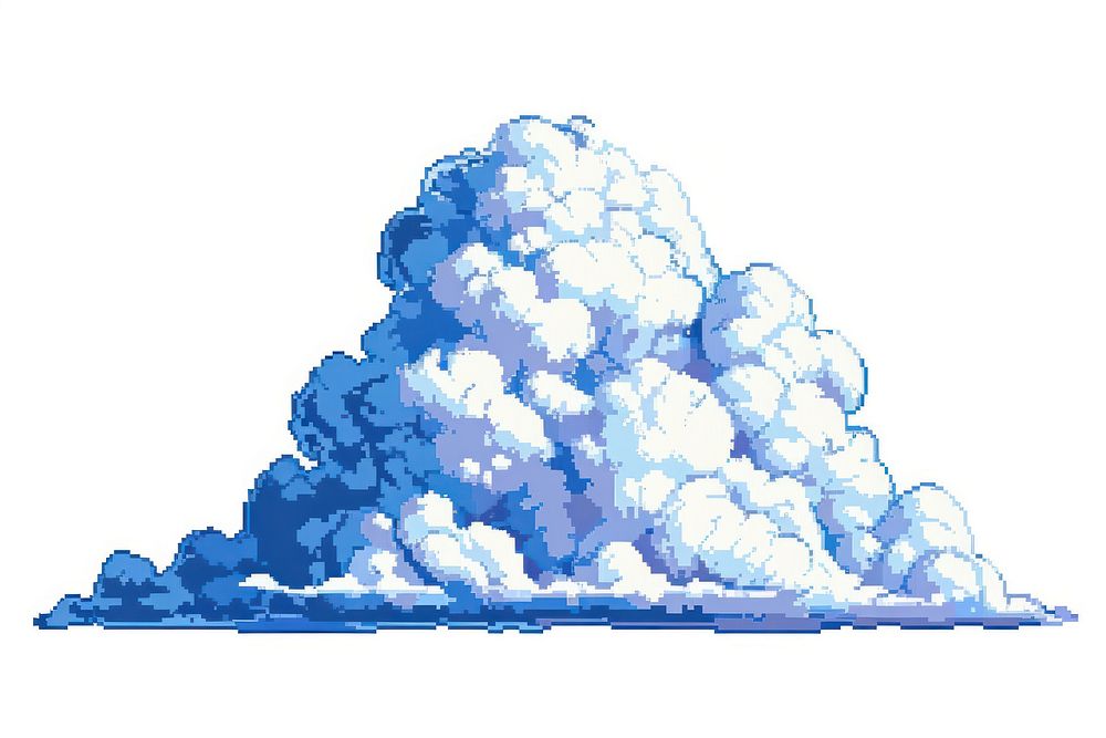 Pixelated cloud digital art | Free Photo Illustration - rawpixel
