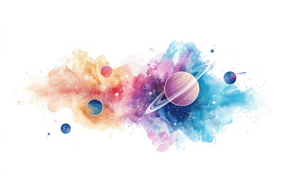 Galaxy space astronomy graphics. | Free Photo Illustration - rawpixel