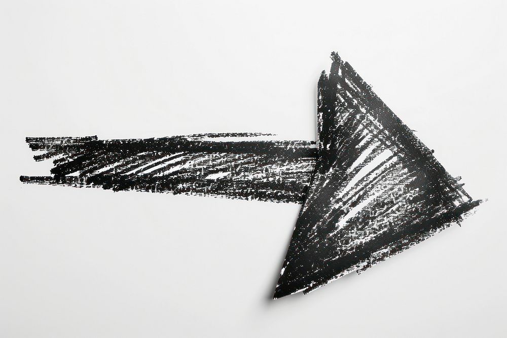 Hand-drawn black arrow illustration | Free Photo Illustration - rawpixel