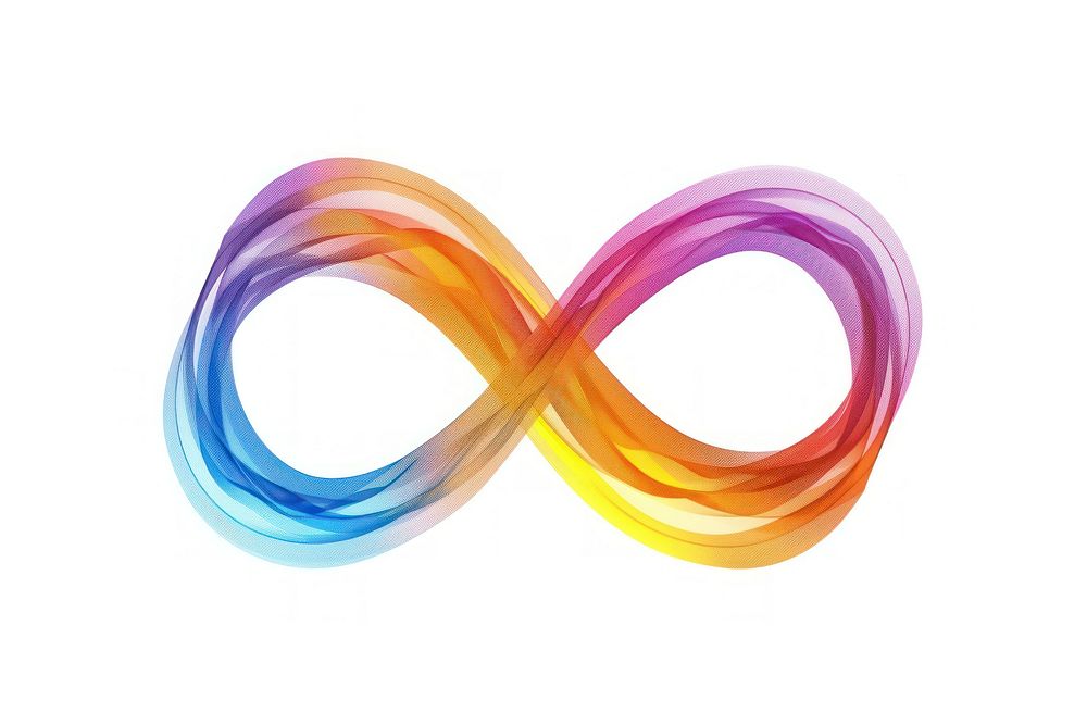 Colorful infinity symbol illustration | Free Photo Illustration - rawpixel