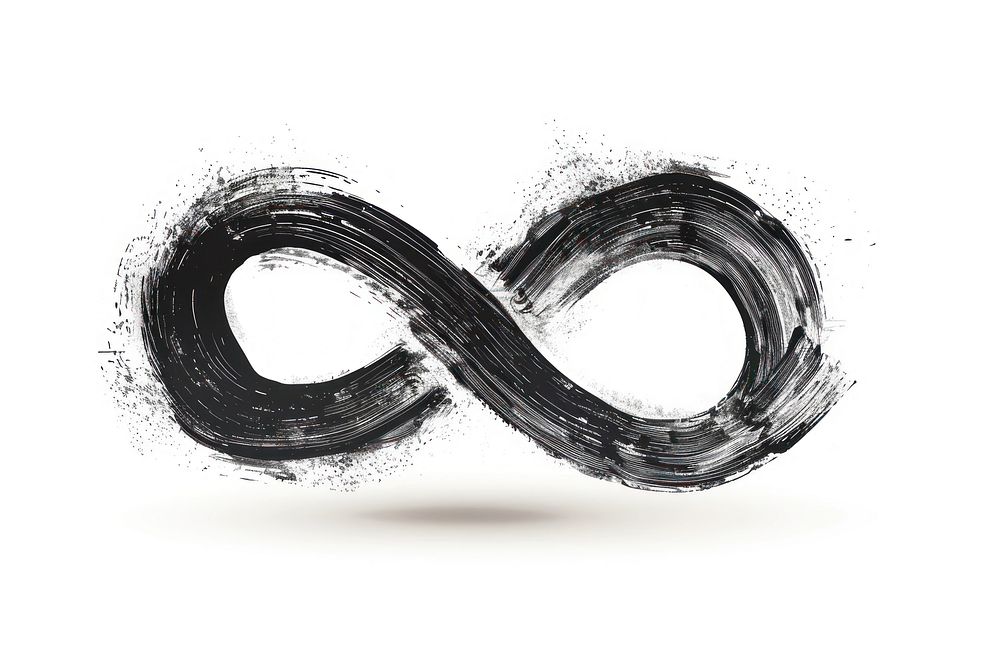 Abstract infinity symbol painting | Free Photo Illustration - rawpixel