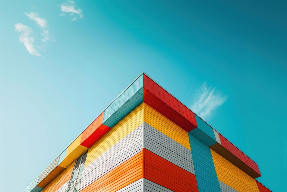 Colorful modern building architecture | Free Photo - rawpixel