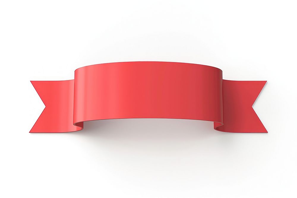 Red ribbon banner illustration | Free Photo Illustration - rawpixel