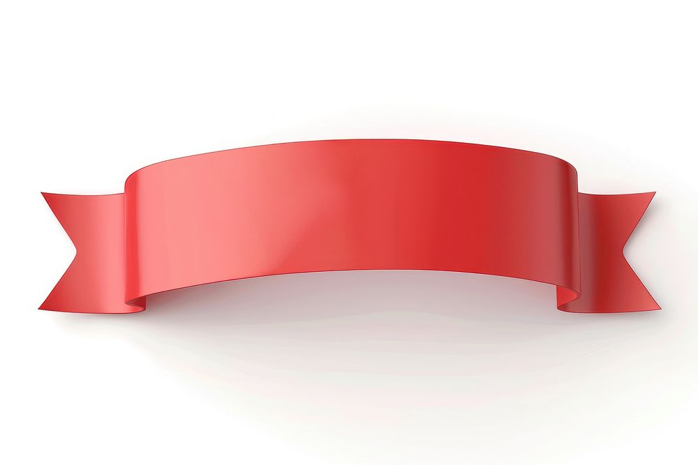 Bright red ribbon banner illustration | Free Photo Illustration - rawpixel