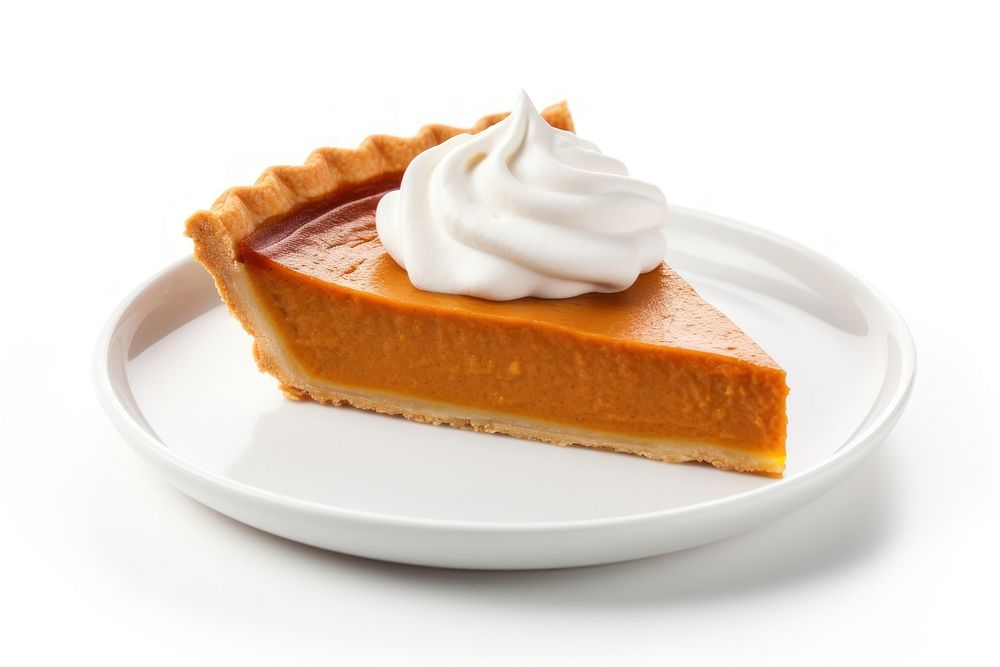 slice Pumpkin pie whipped cream | Free Photo - rawpixel