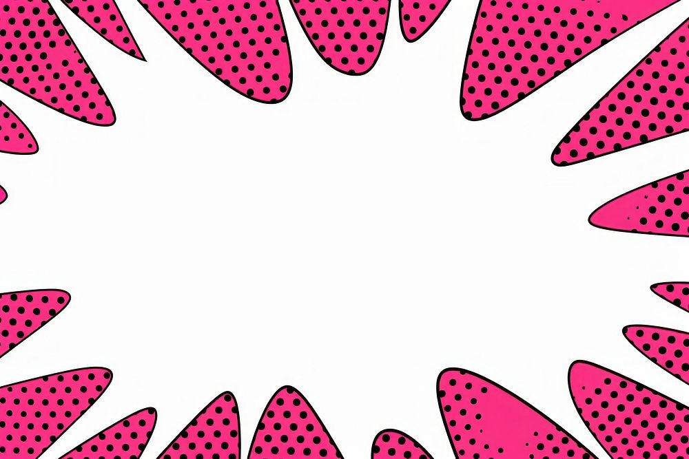 Vibrant comic-style pink burst | Free Photo Illustration - rawpixel