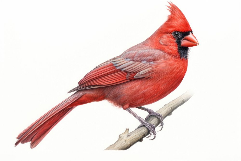 Cardinal cardinal bird weaponry. | Free Photo Illustration - rawpixel
