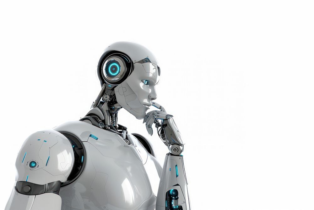 Futuristic thinking humanoid robot | Free Photo - rawpixel