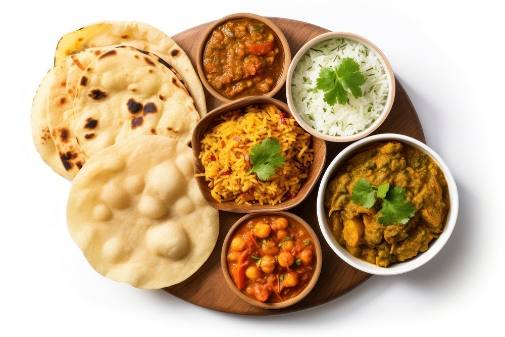 Delicious Indian cuisine platter | Free Photo - rawpixel