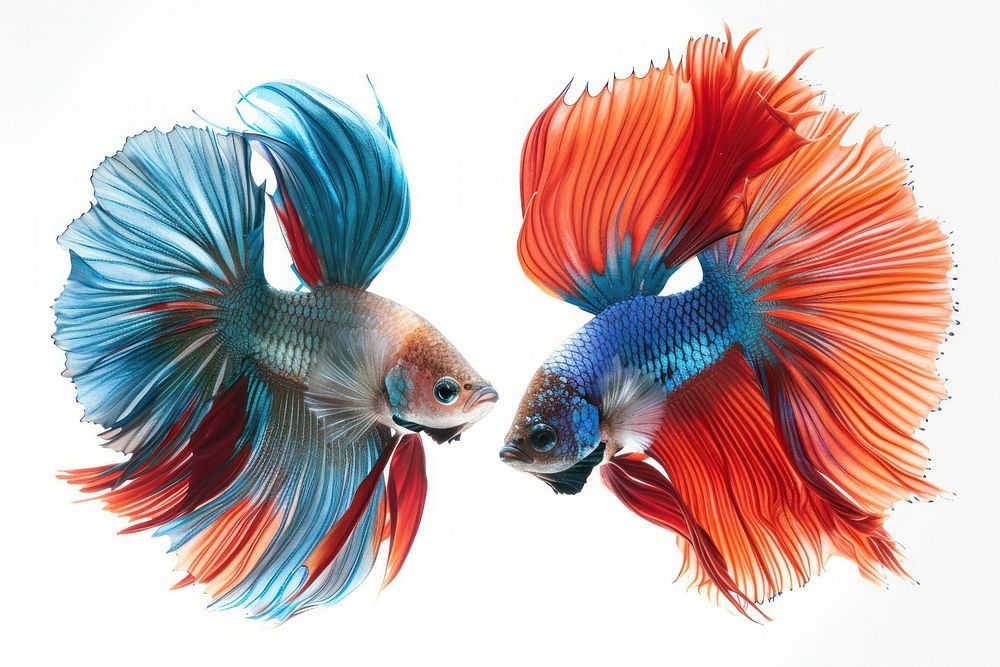 Colorful betta fish pair | Free Photo - rawpixel