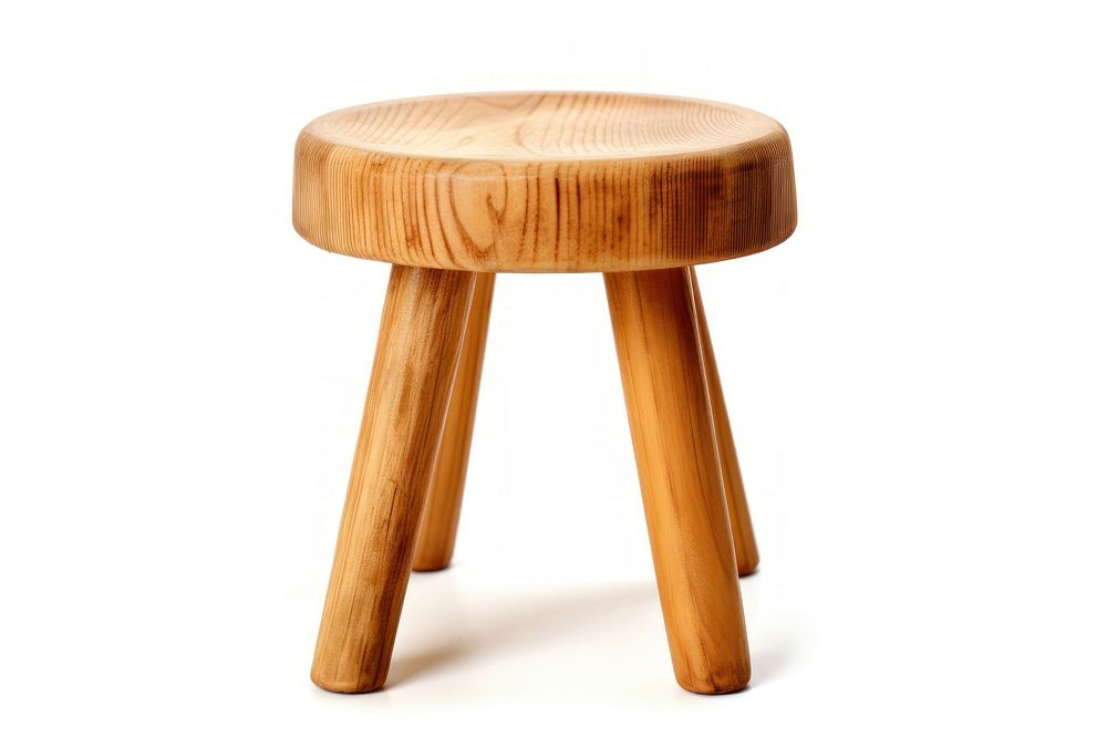 Simple wooden three-legged stool | Free Photo - rawpixel